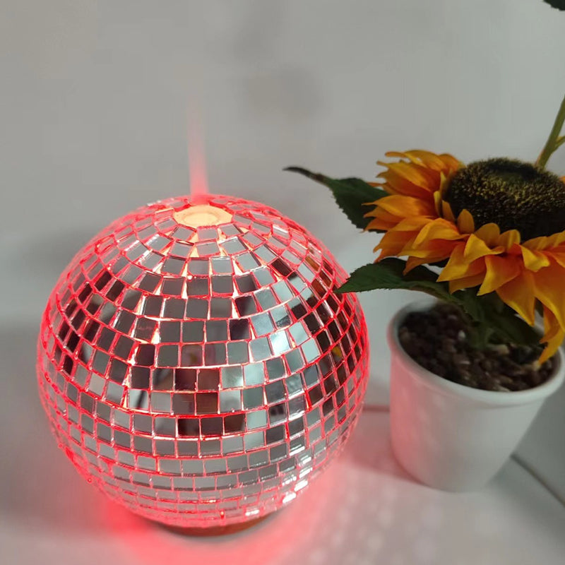 Rotating Disco Ball Indoor Air Humidifier and Scent Diffuser- Plugged ...