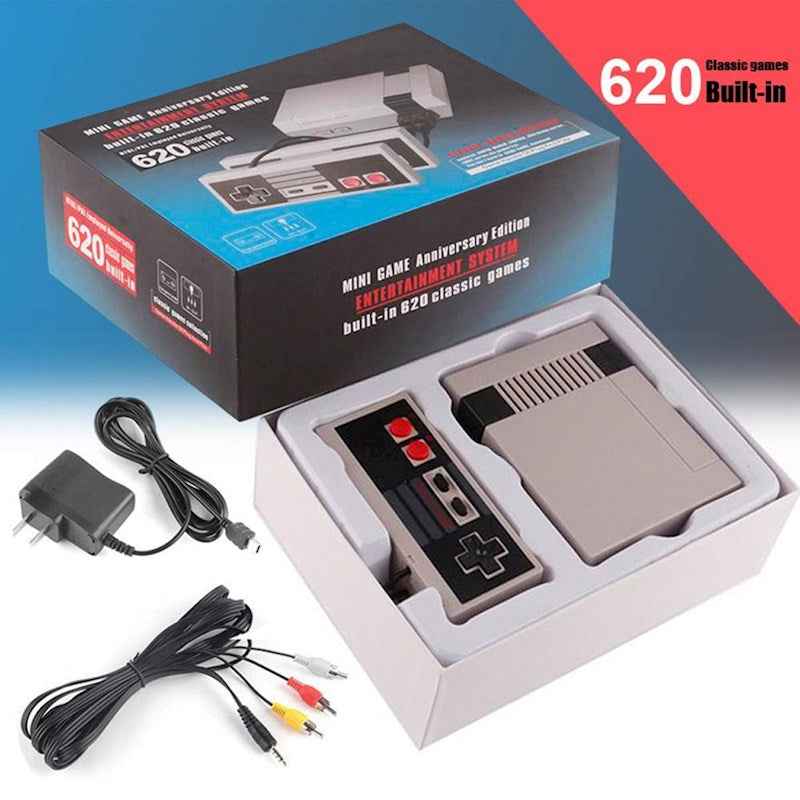 Mini Classic Game Console with 620 Built-In Games – Direct On Sale