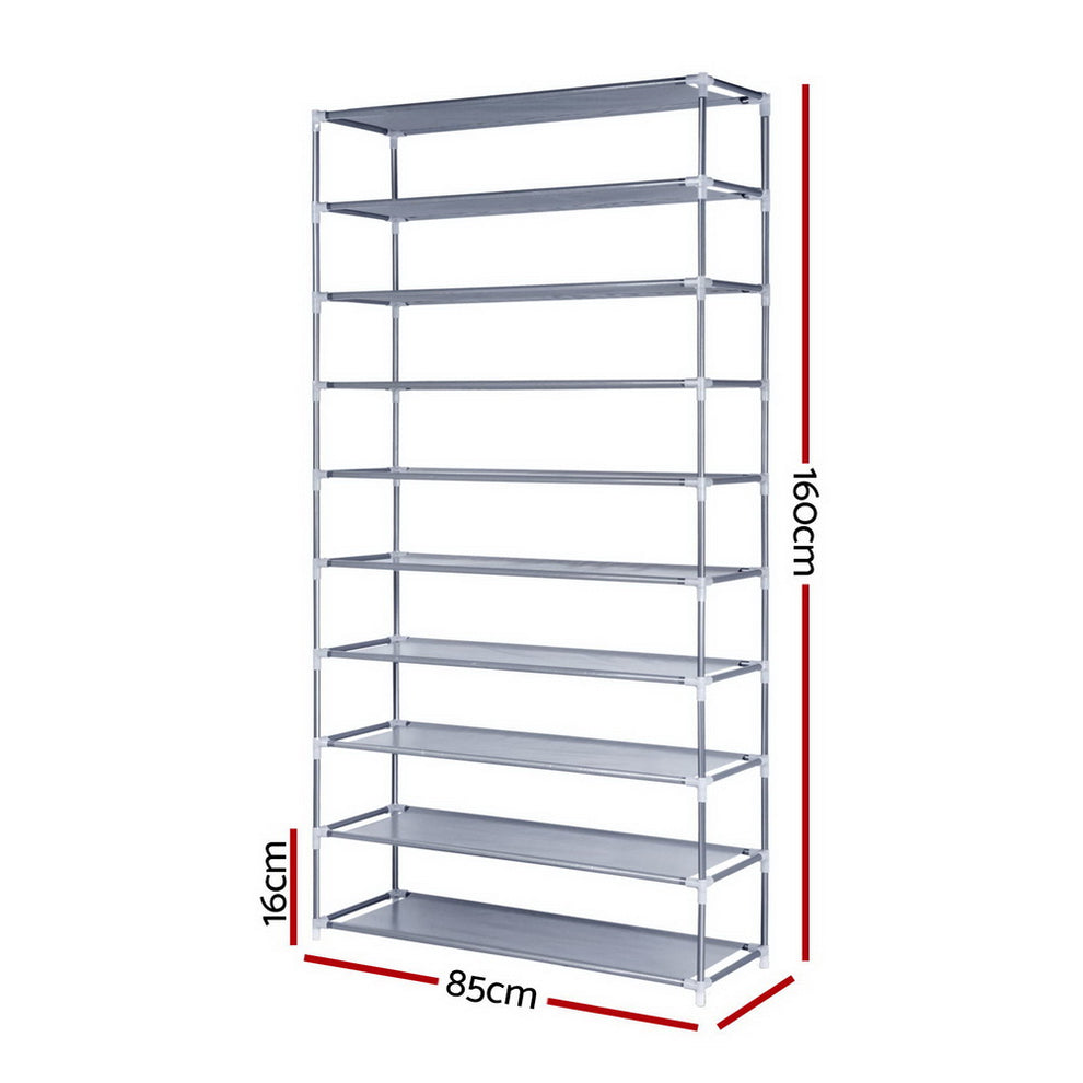 10 Tier Stackable Shoe Rack – Direct On Sale