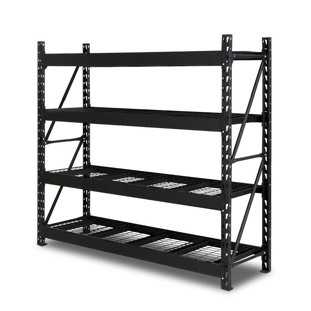 Giantz 2M Warehouse Racking Shelving Heavy Duty Steel Garage Storage R ...