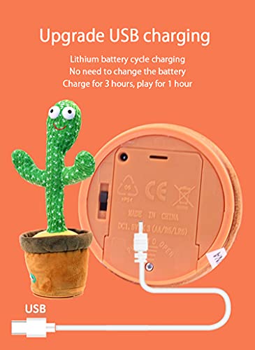 Luminous Cactus Plush Singing Dancing Mocking Toy – Direct On Sale