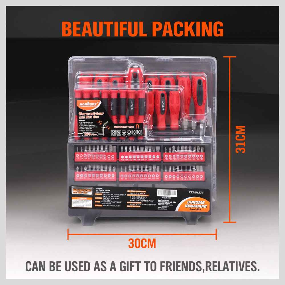 100Pc Magnetic Screwdriver Set – Direct On Sale