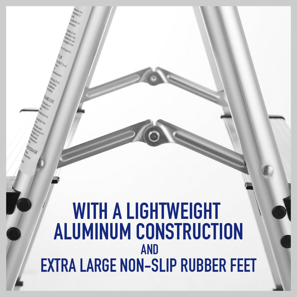 Lightweight 2-Step Folding Ladder — Home/ Caravan / RV Step Ladder (2 ...