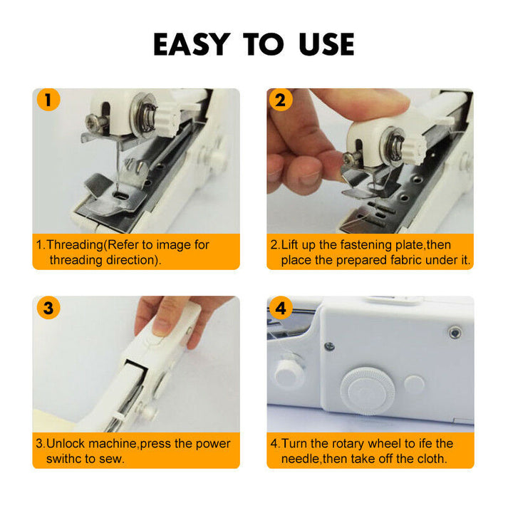 Compact and Lightweight Portable Sewing Machine for DIY – Direct On Sale